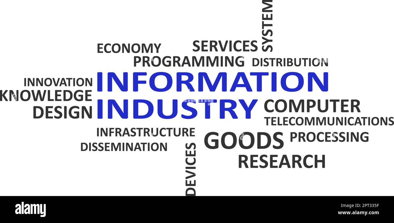 word cloud - information industry Stock Vector Image & Art - Alamy