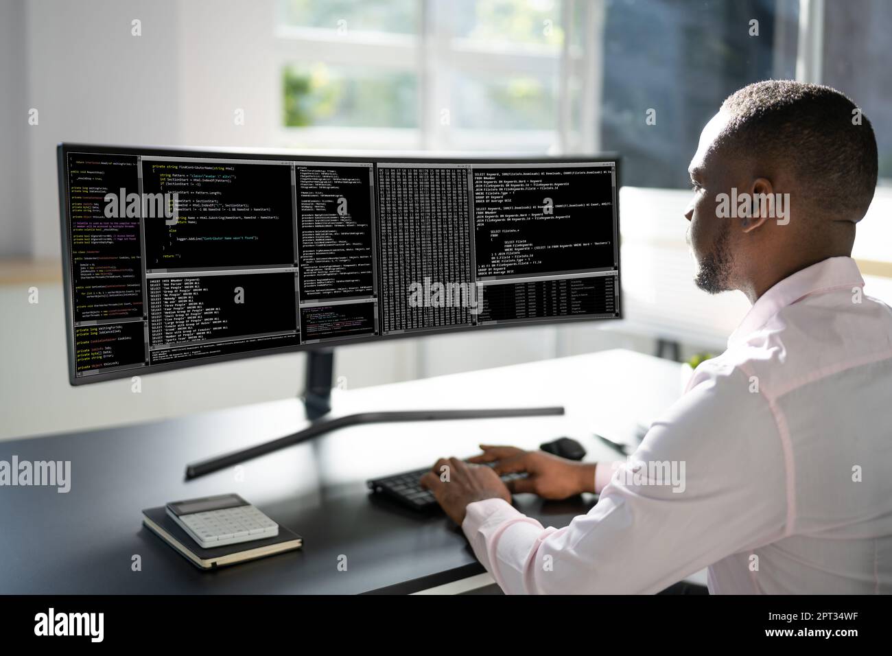 Closeup african american male engineer hi-res stock photography and ...