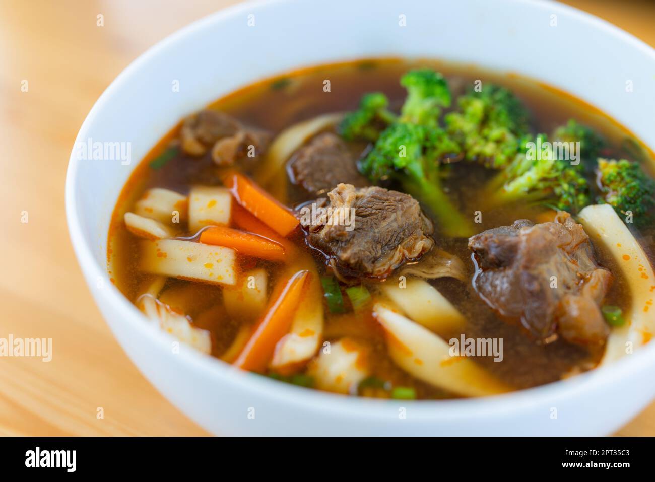 Taiwan braised beef noodle soup Stock Photo - Alamy
