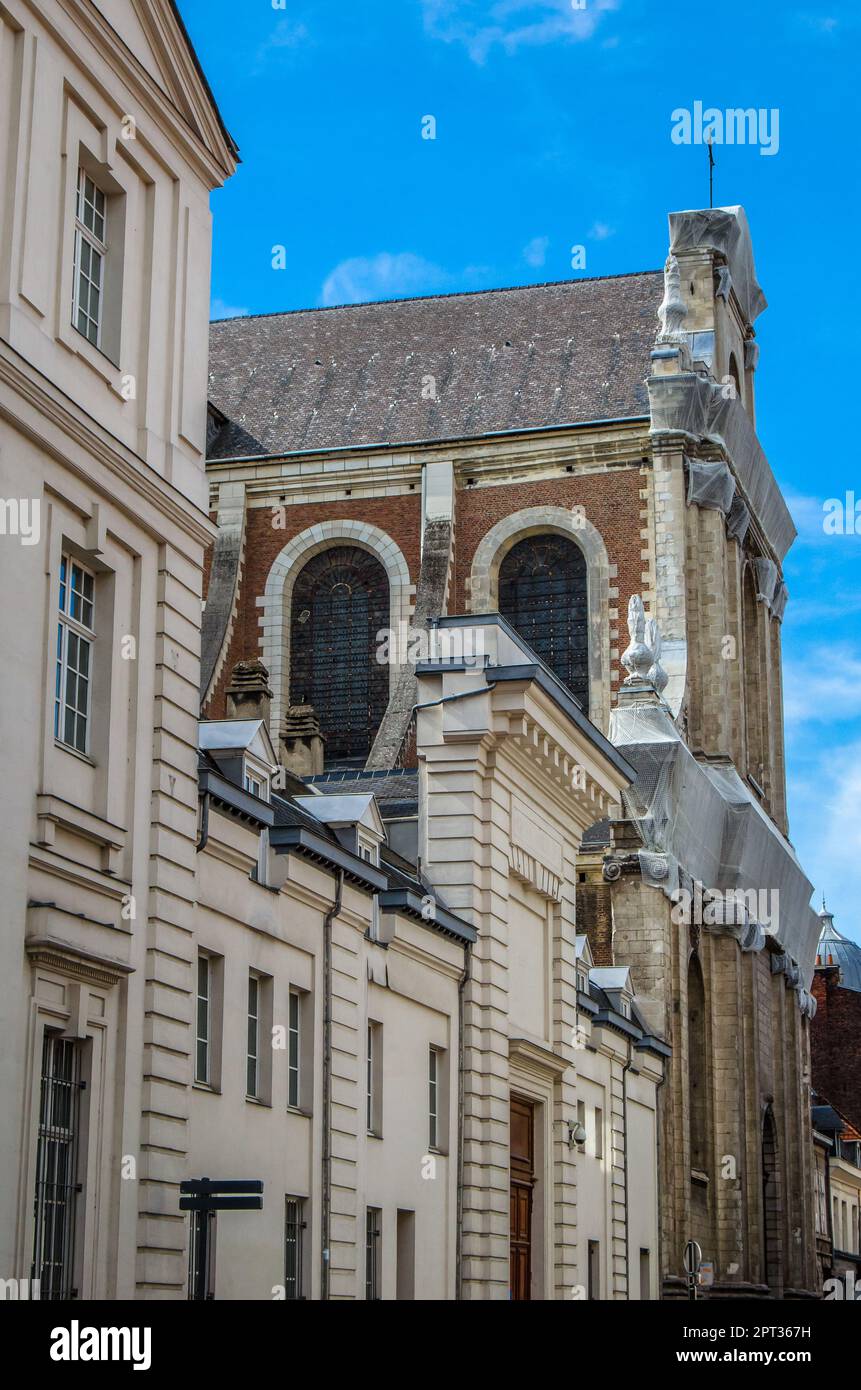 Urban landscape, architecture in the city of Lille, northern France ...