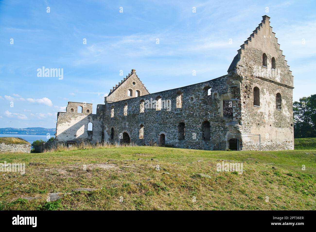 Visingsborg Castle in Sweden on the island of Visingsö in Lake Vätterm ...