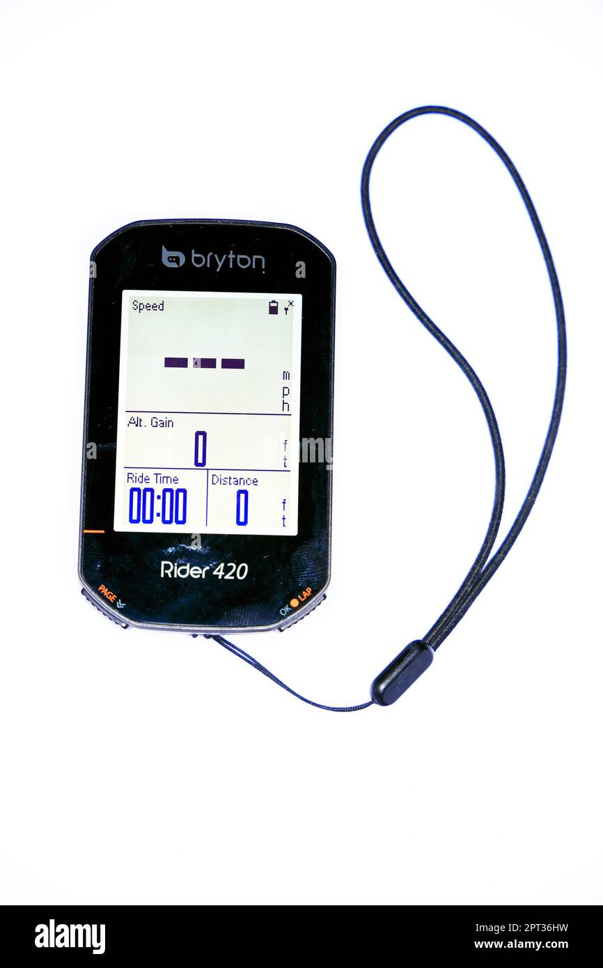 Bryton rider 420 hi-res stock photography and images - Alamy