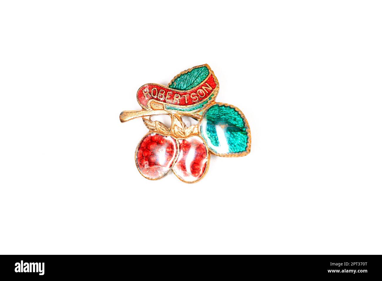 Robertson jam lapel badge Stock Photo - Alamy