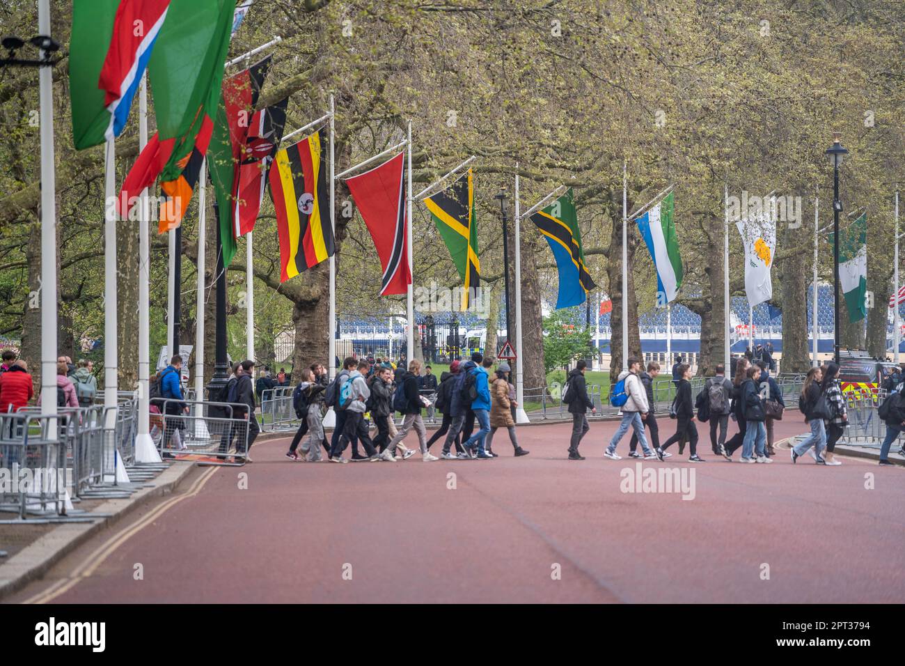 Flags of the Commonwealth of Nations, London, UK Stock Photo - Alamy