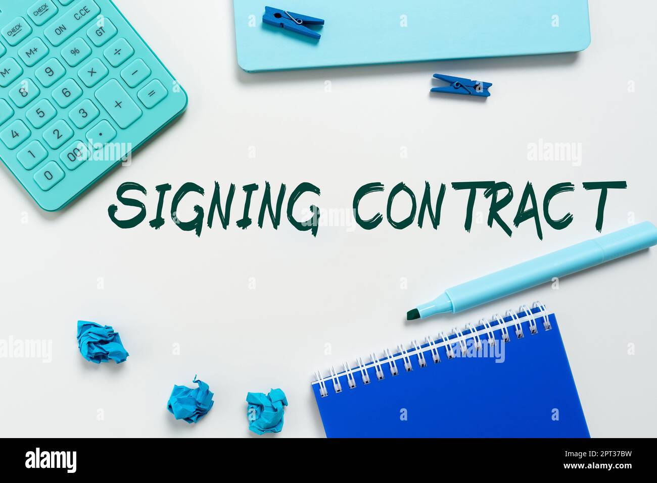 Conceptual caption Signing Contract, Concept meaning keeping the ...