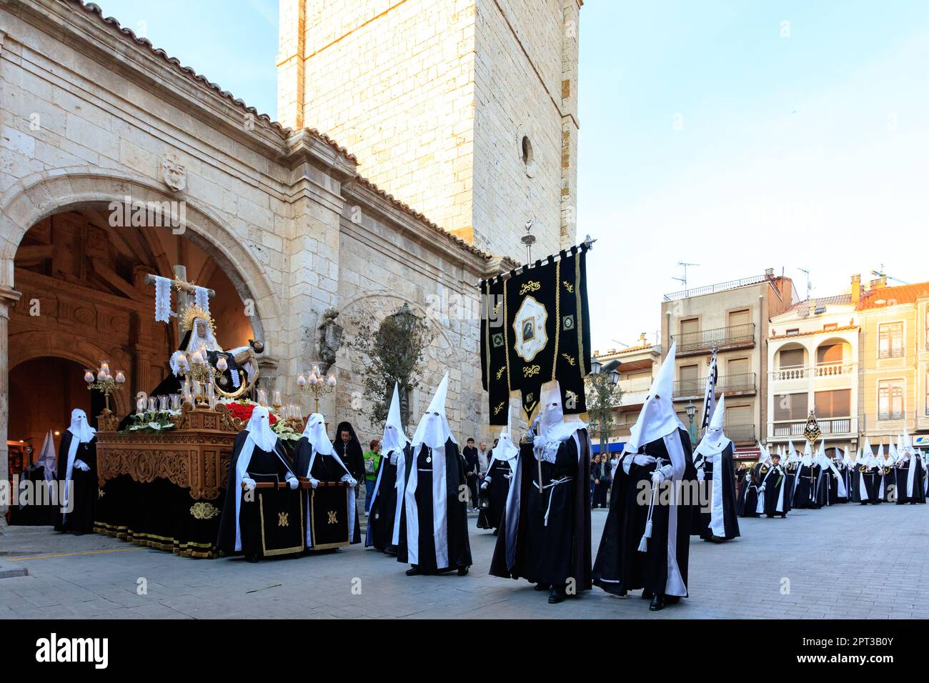 Holy Week processions Peñafiel Valladolid Stock Photo - Alamy
