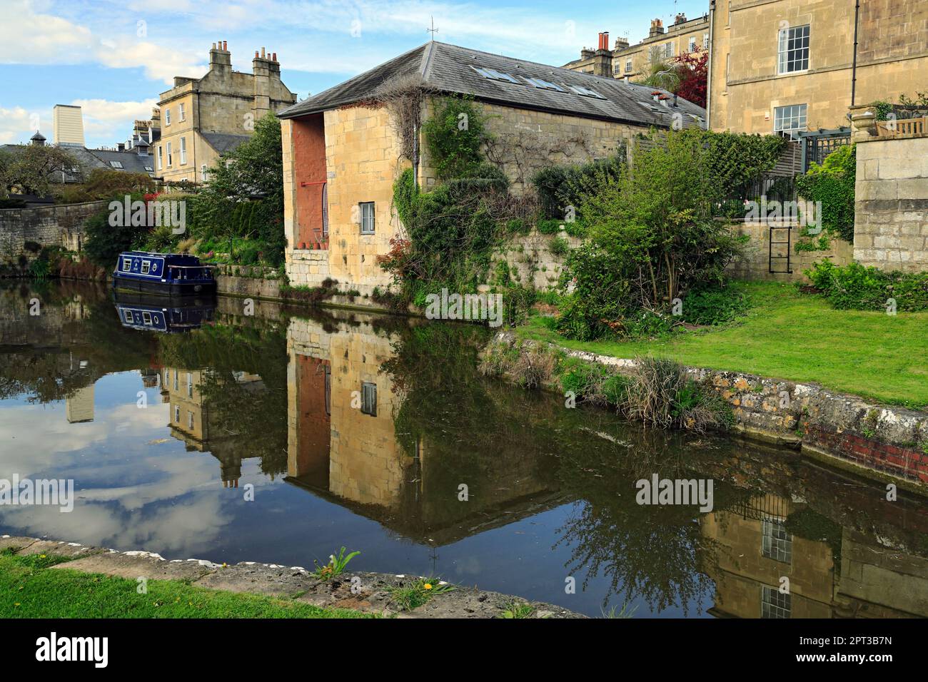 Kennet and Avon Canal, Widcombe, Bath; Somerset, England, UK Stock ...