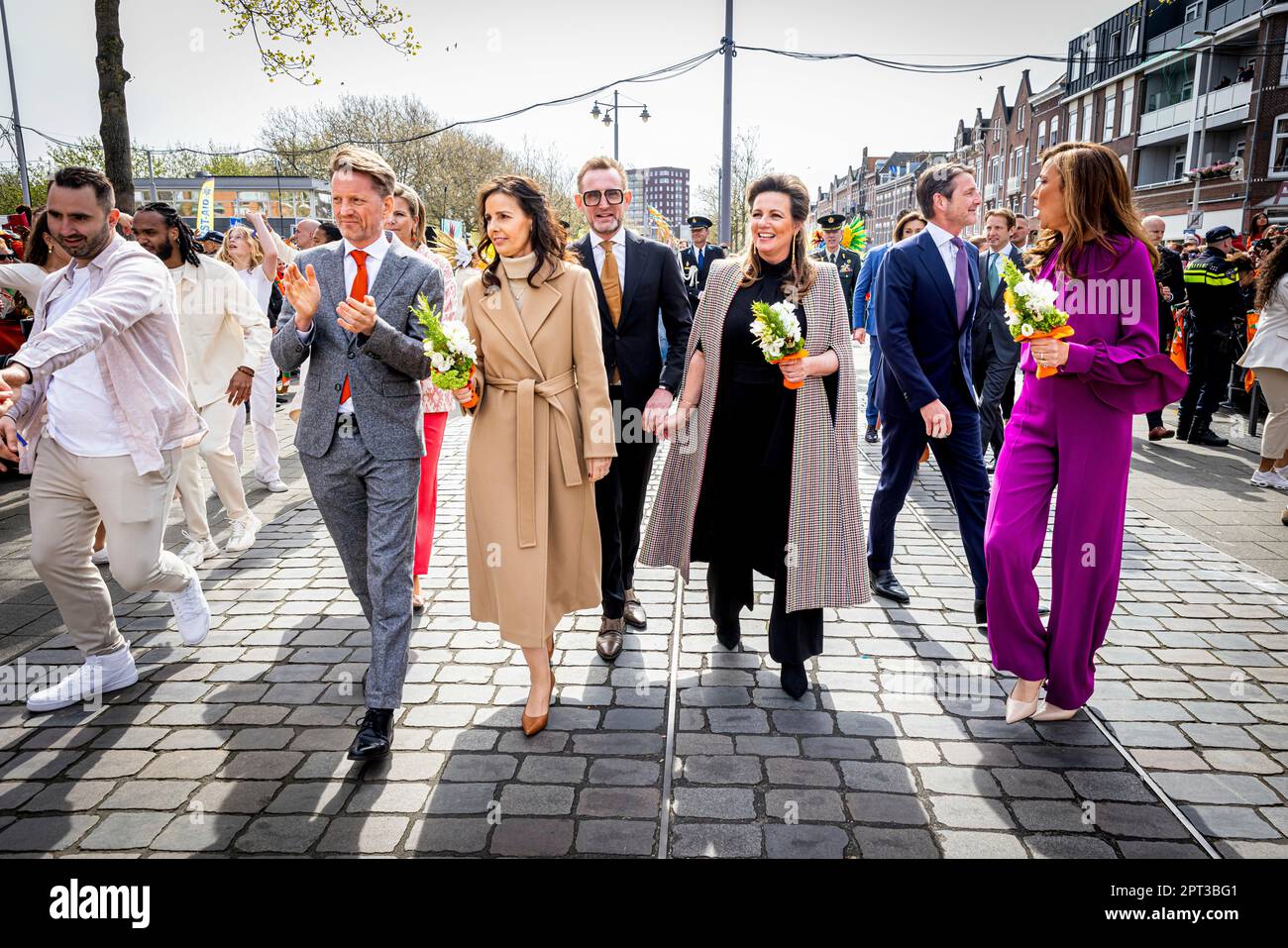 Rotterdam, Niederlande. 27th Apr, 2023. Prince Maurits and Princess ...