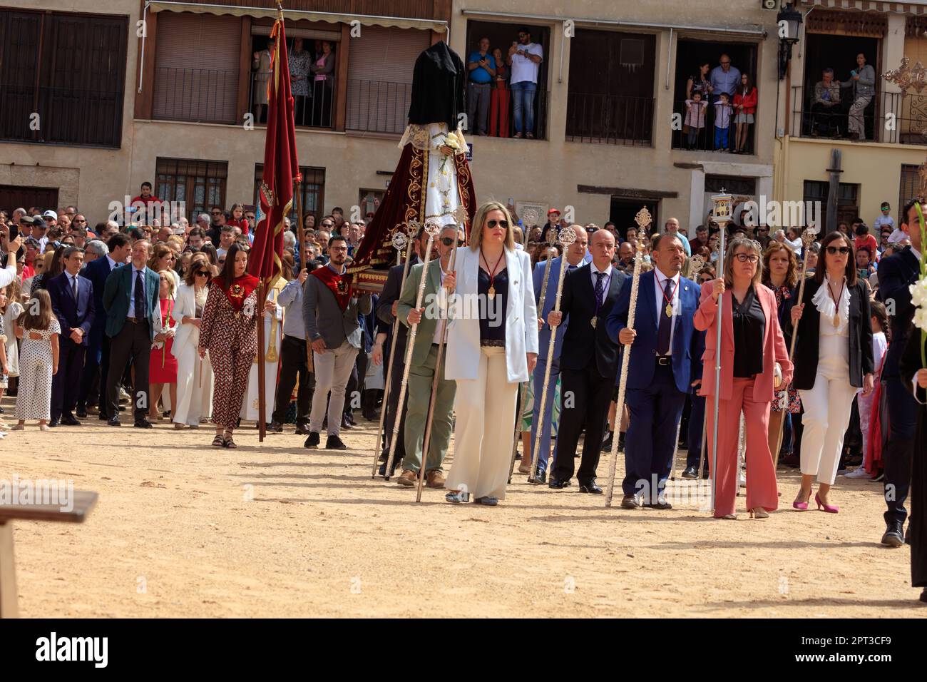 Holy Week processions Peñafiel Valladolid Stock Photo - Alamy