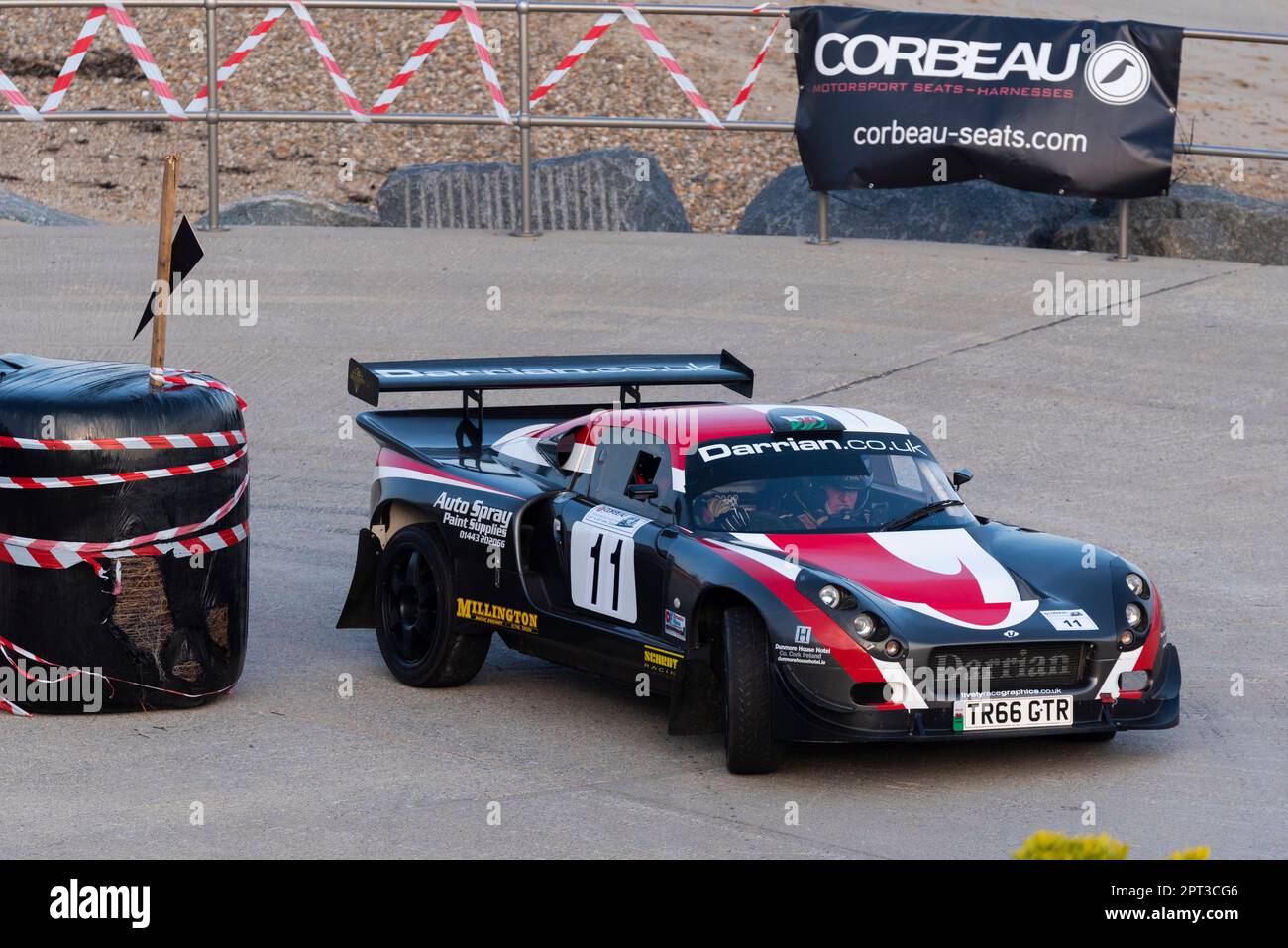 Tony Rees racing a Darrian GTR + competing in the Corbeau Seats rally ...