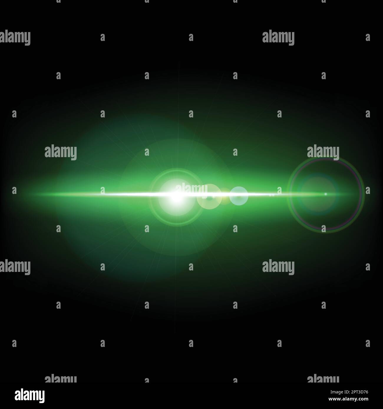 Abstract background with green lens flare Stock Vector Image & Art - Alamy