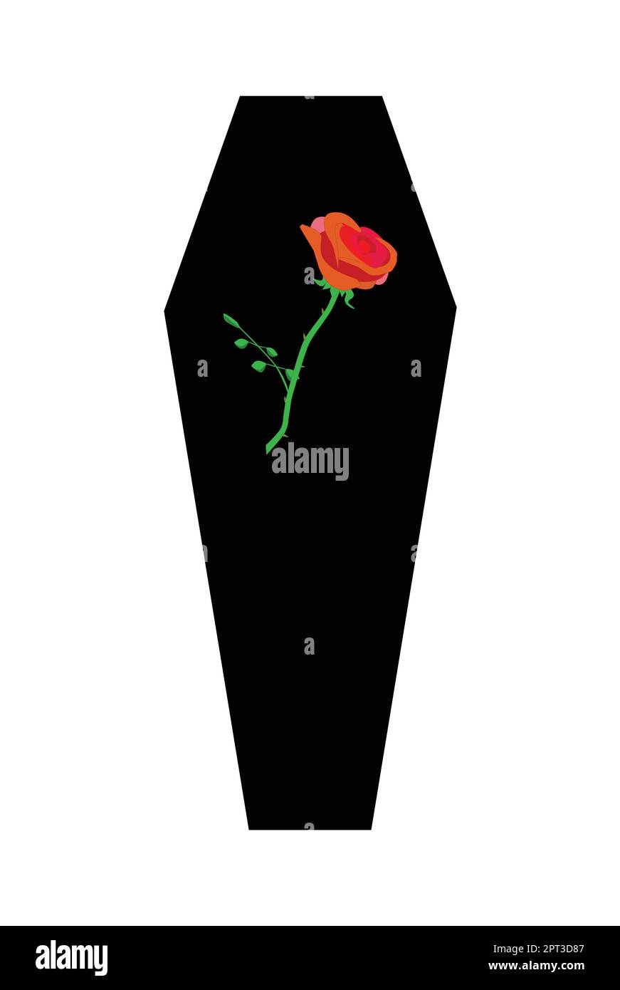 Funeral rose Stock Vector Images - Alamy