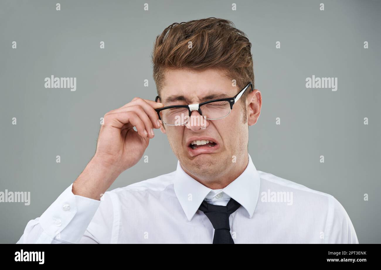 Thats gross. A horrified young man pulling his face in disgust Stock ...