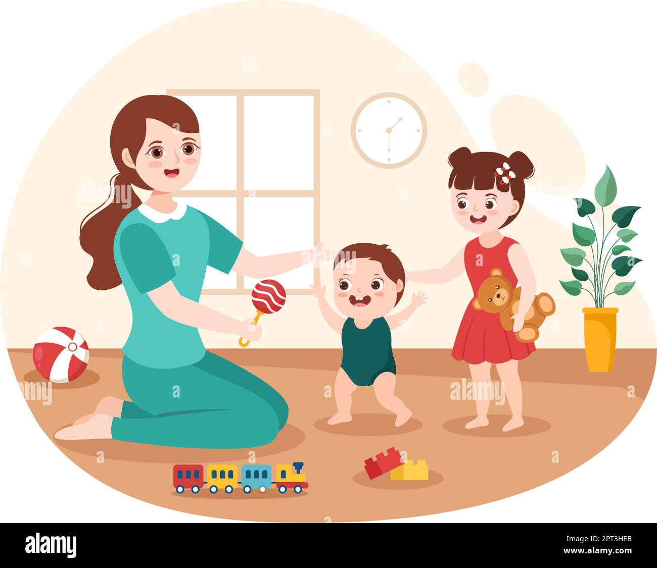 Babysitter or Nanny Services to Care for Provide for Baby Needs and ...