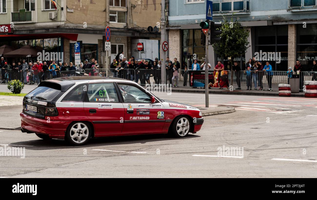 Marosvasarhely/ Transylvania - June 23 rd 2018: Opel Astra performing ...