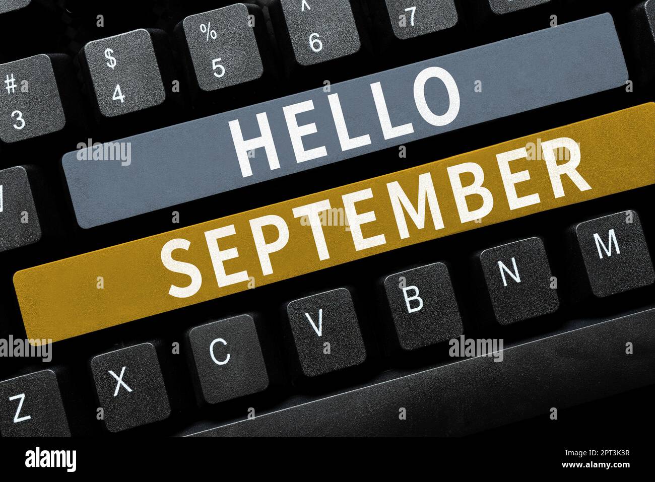 Inspiration showing sign Hello September, Business approach greeting ...