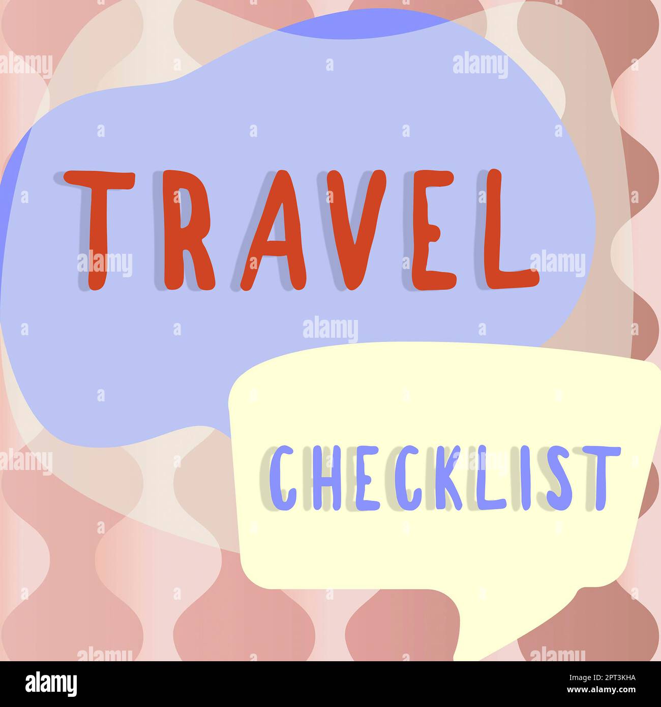 Handwriting text Travel Checklist, Business concept the act of teaching ...