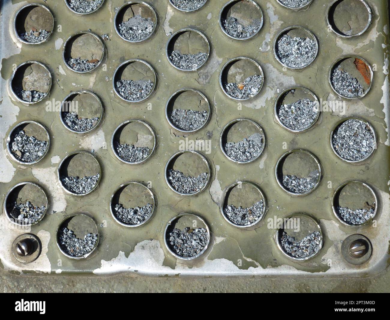 Texture of steel padded military the equipment Stock Photo - Alamy