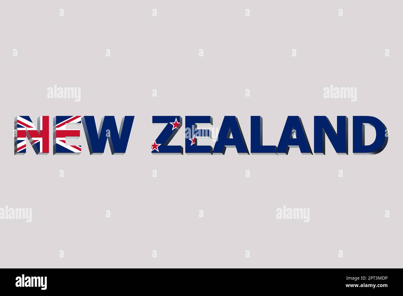 New zealand flag font hi-res stock photography and images - Alamy