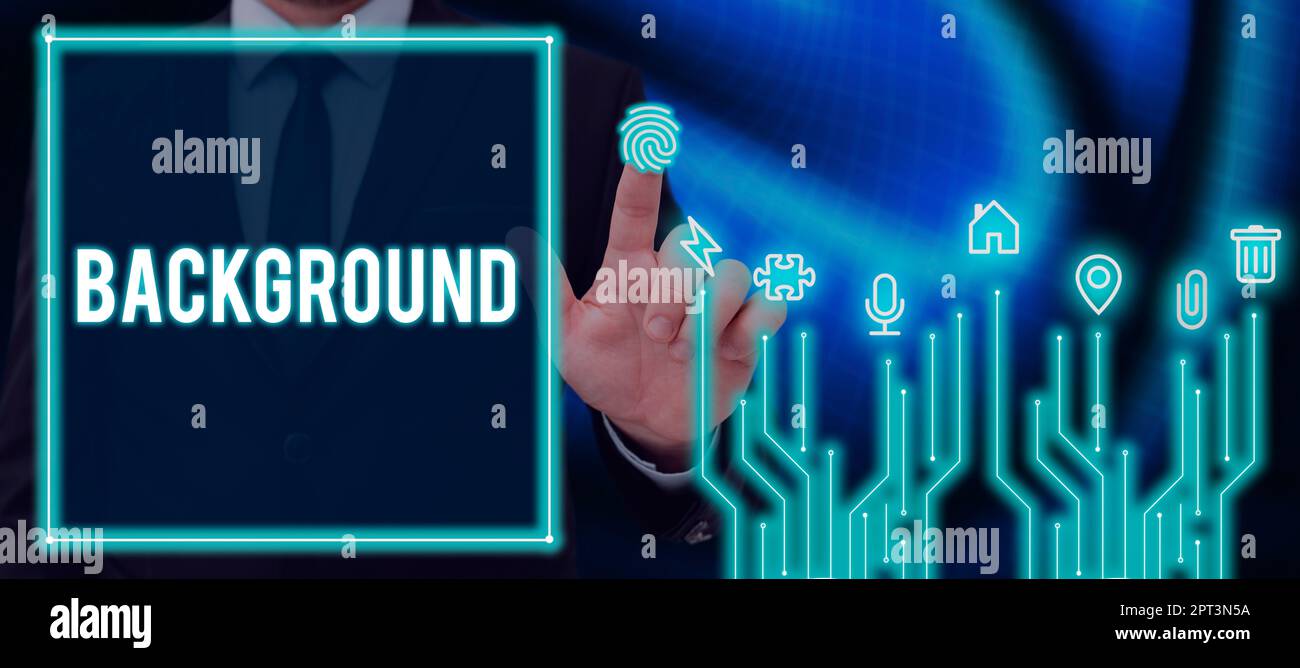 Conceptual caption Background, Business concept something that serves ...