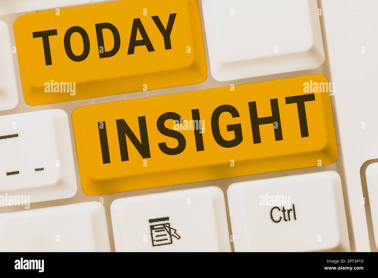 Sign displaying Insight, Business overview capacity to gain an accurate ...