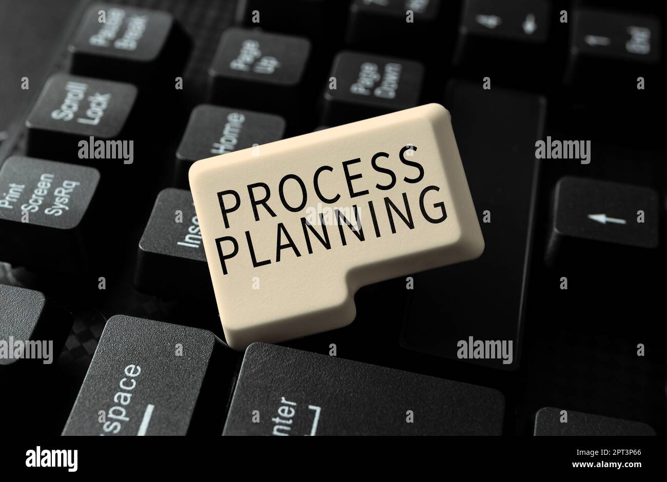 Hand writing sign Process Planning, Business concept the development of ...