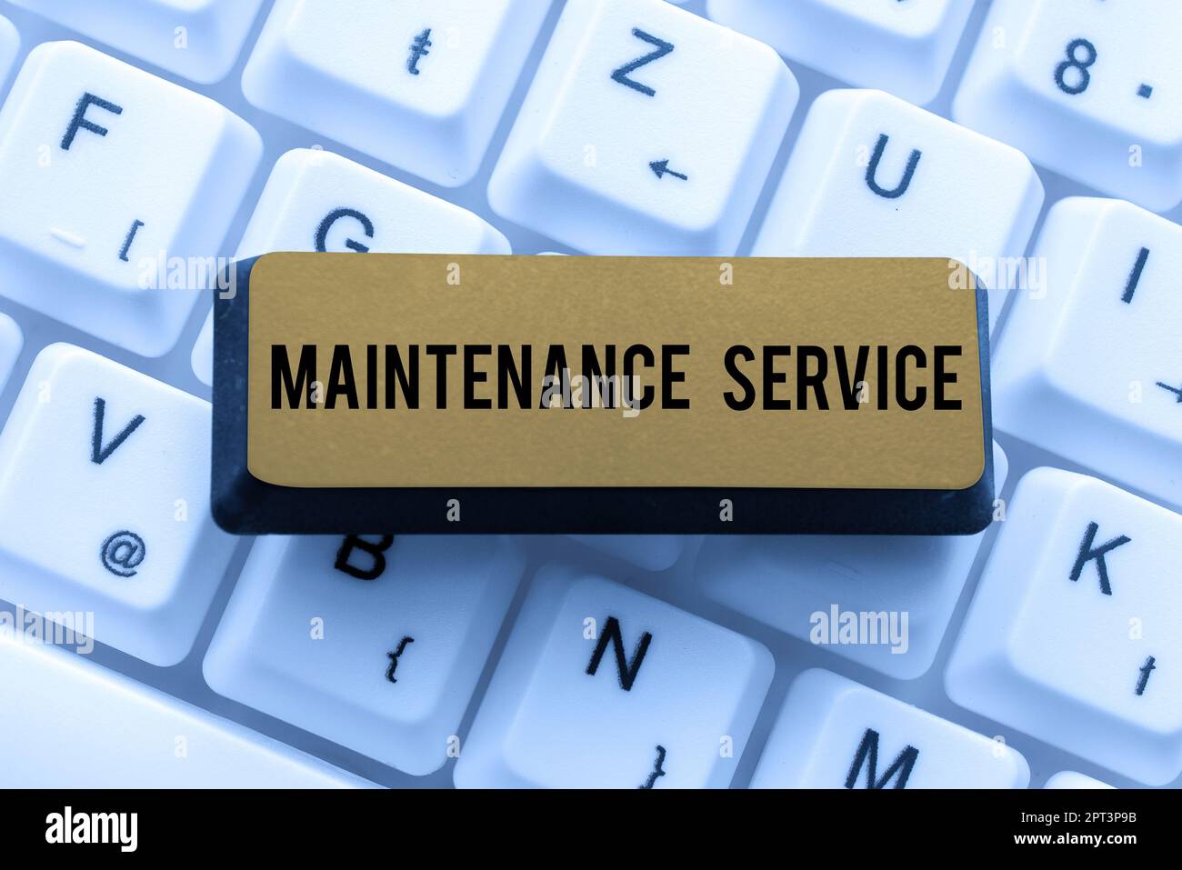 Text caption presenting Maintenance Service, Concept meaning commercial ...