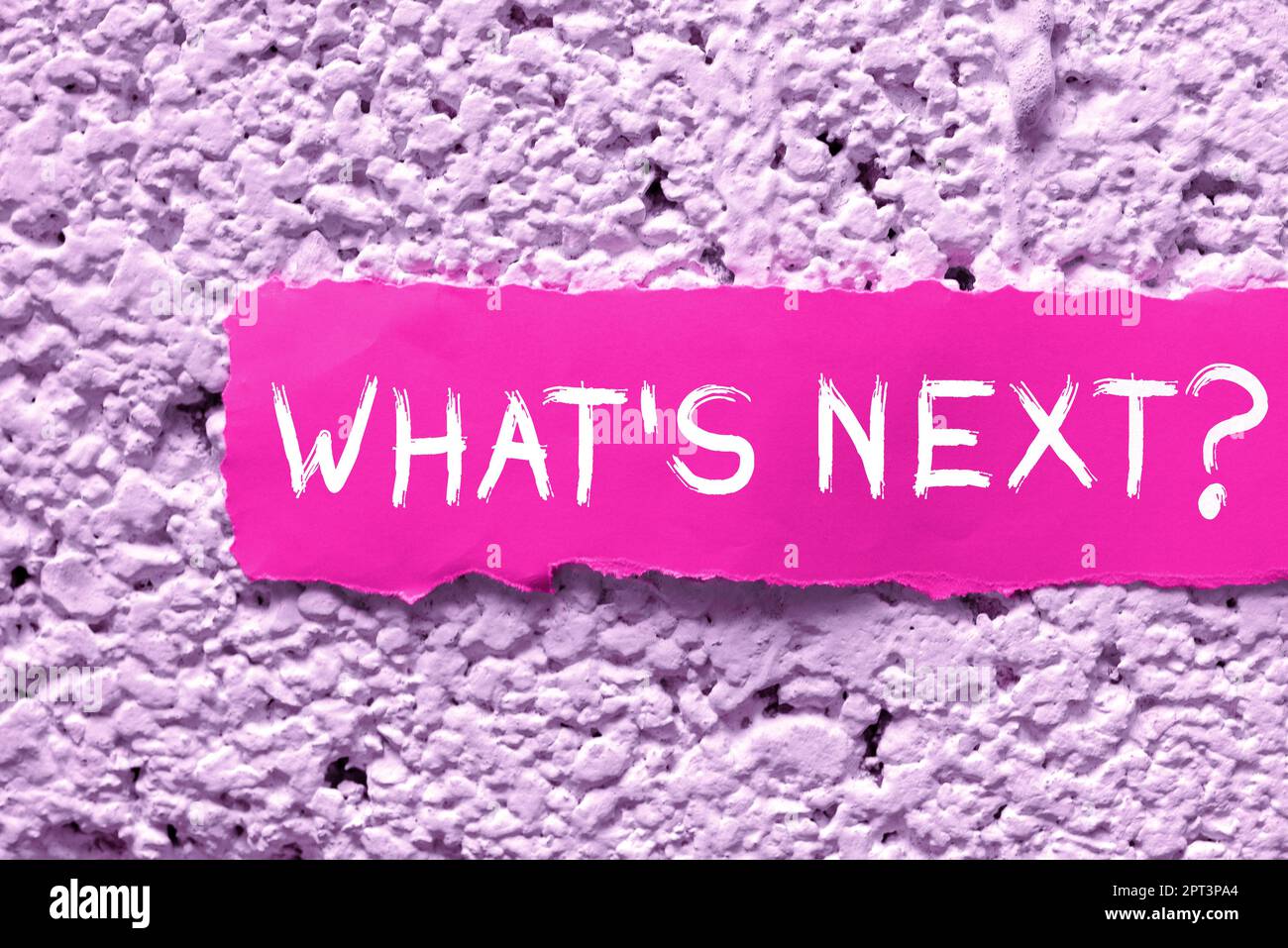 Conceptual caption Whats Next Question, Business showcase Expecting Any ...