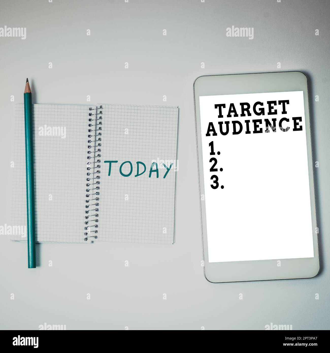 Text sign showing Target Audience, Word for intended group of consumers ...