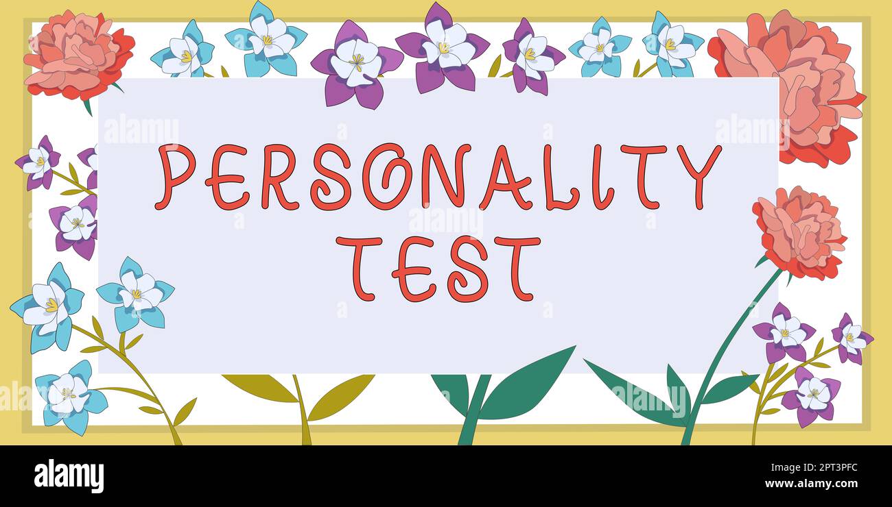 Conceptual display Personality Test, Concept meaning the process for ...