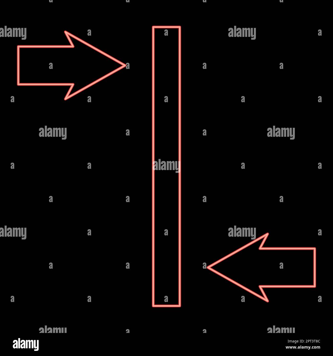 Neon offset image pattern Designation on the wallpaper symbol icon ...