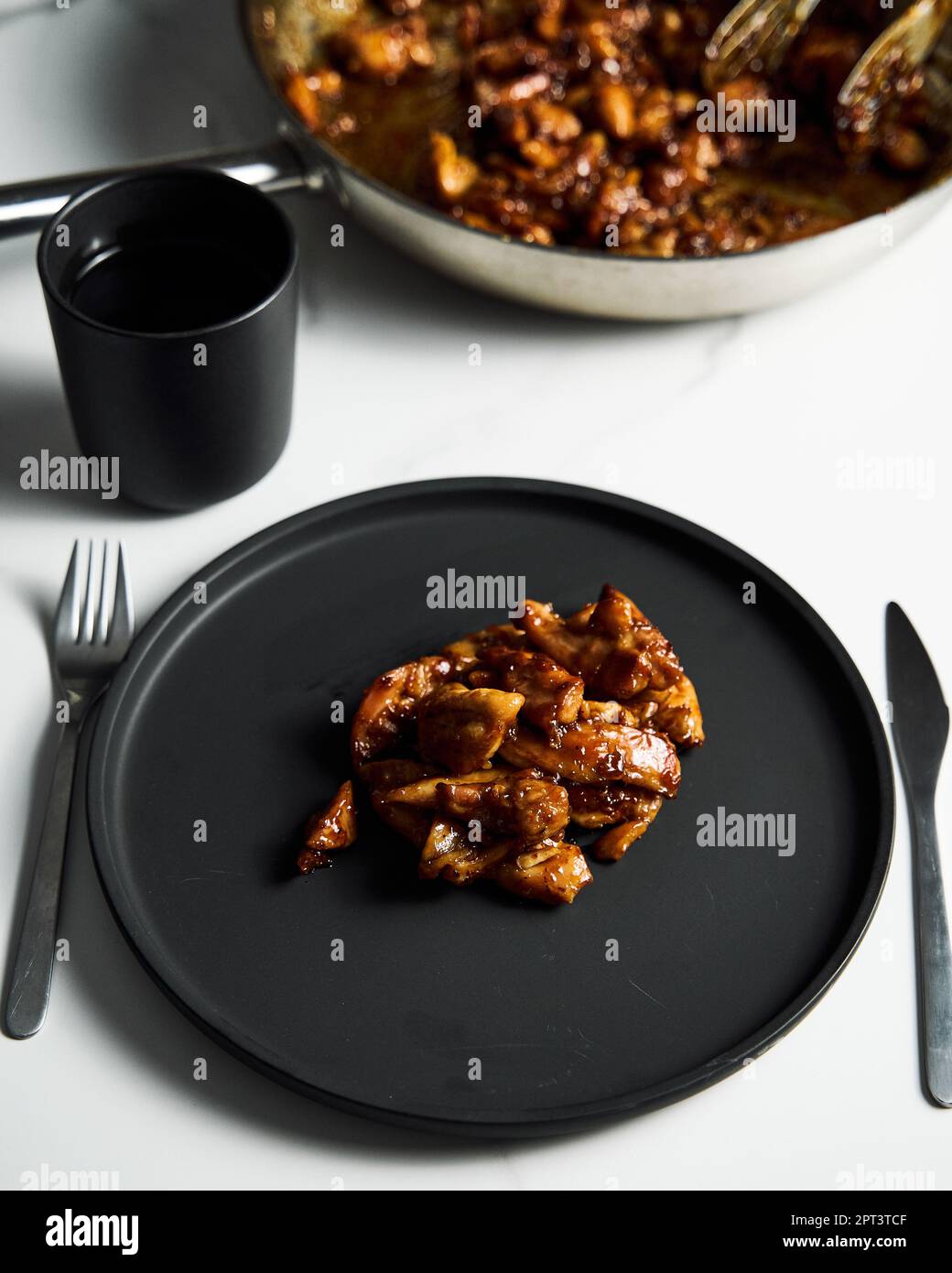 Chicken Tocino. Chicken in gooey sweet glaze. Caramelised chicken ...