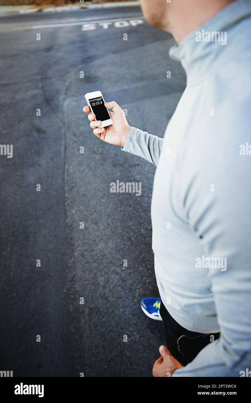 Running fitness iphone hi-res stock photography and images - Alamy