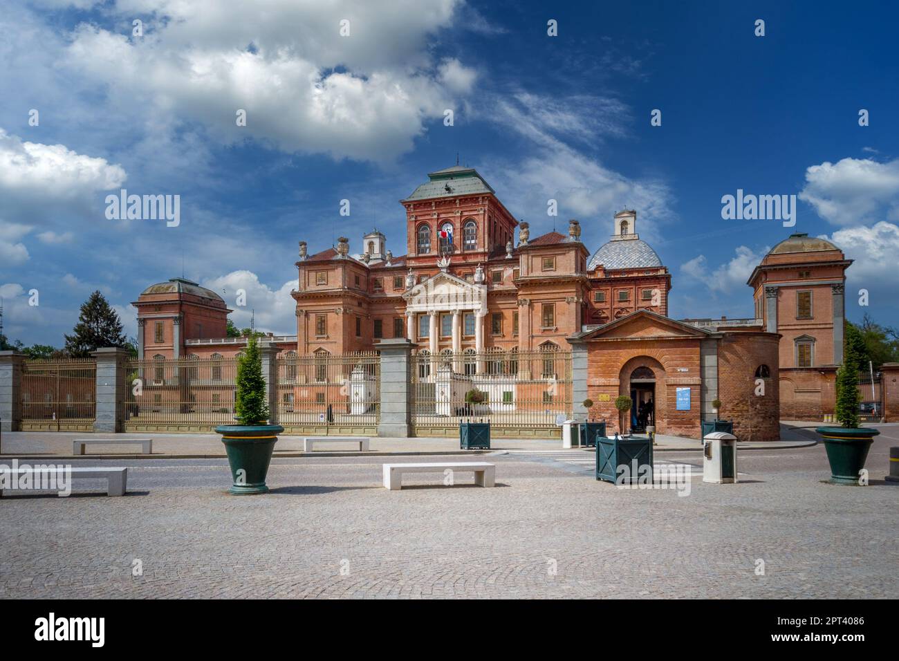 Racconigi, Cuneo, Piedmont, Italy - April 27, 2023: Royal Castle of ...