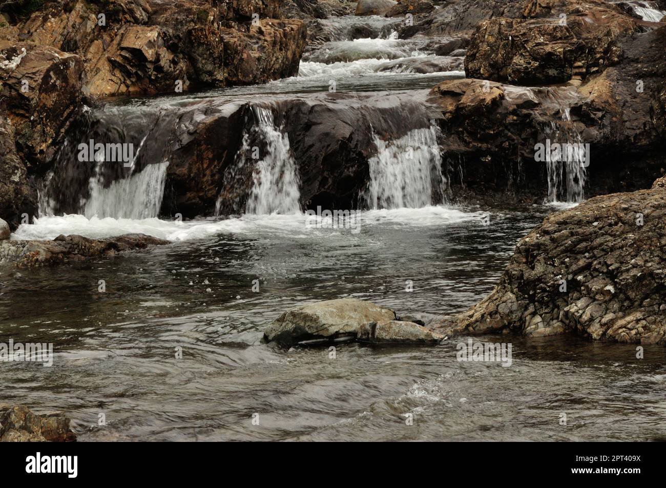 Auf der Isle of Sky sind die Ferry Pools ein beliebter Ausflugsort ...