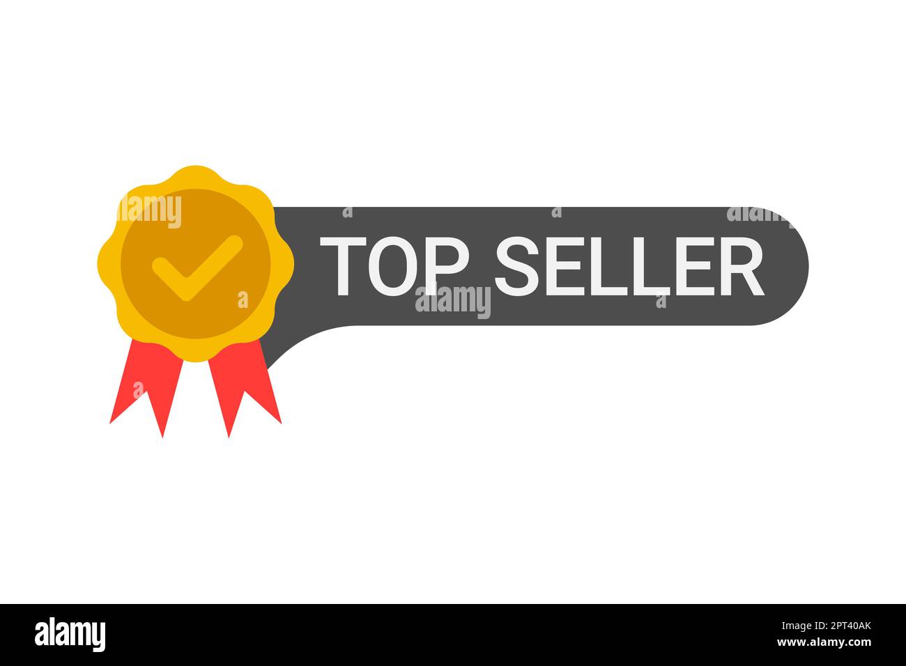 Top seller label with five stars and thumbs up Stock Vector Image & Art ...