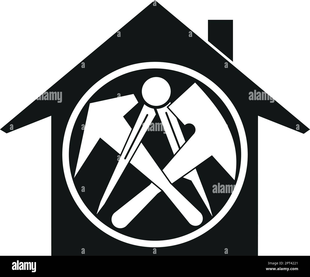Roofing tools, tools, roofer, handyman, logo Stock Vector Image & Art ...