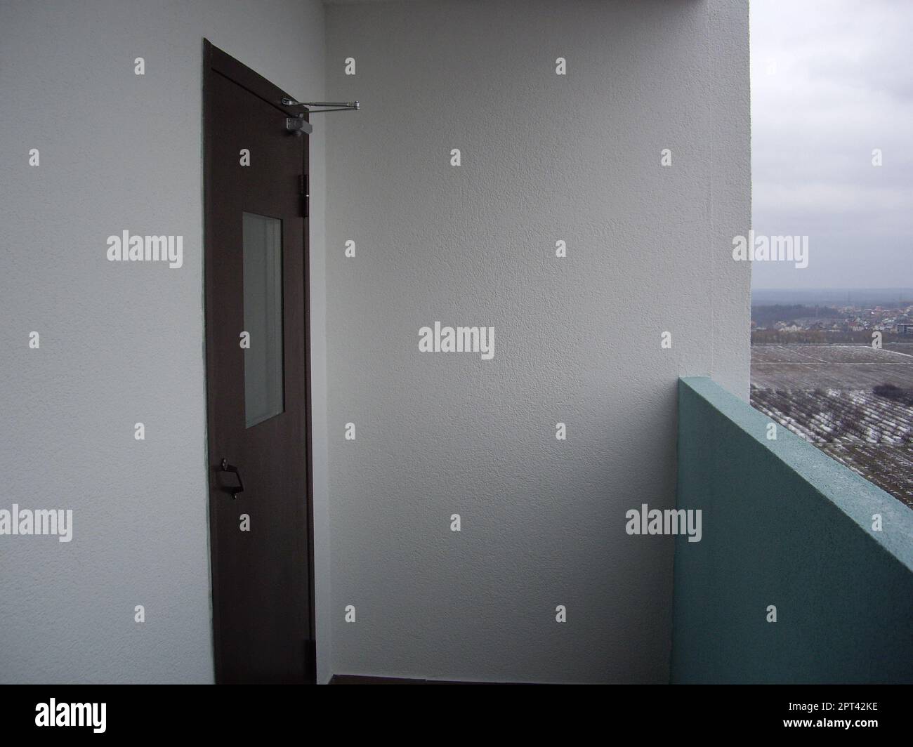 The interior of the new building after the commissioning Stock Photo ...