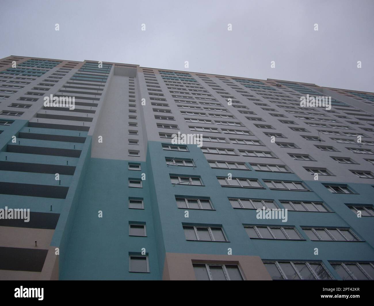 Newly built multi-storey the residential building Stock Photo - Alamy