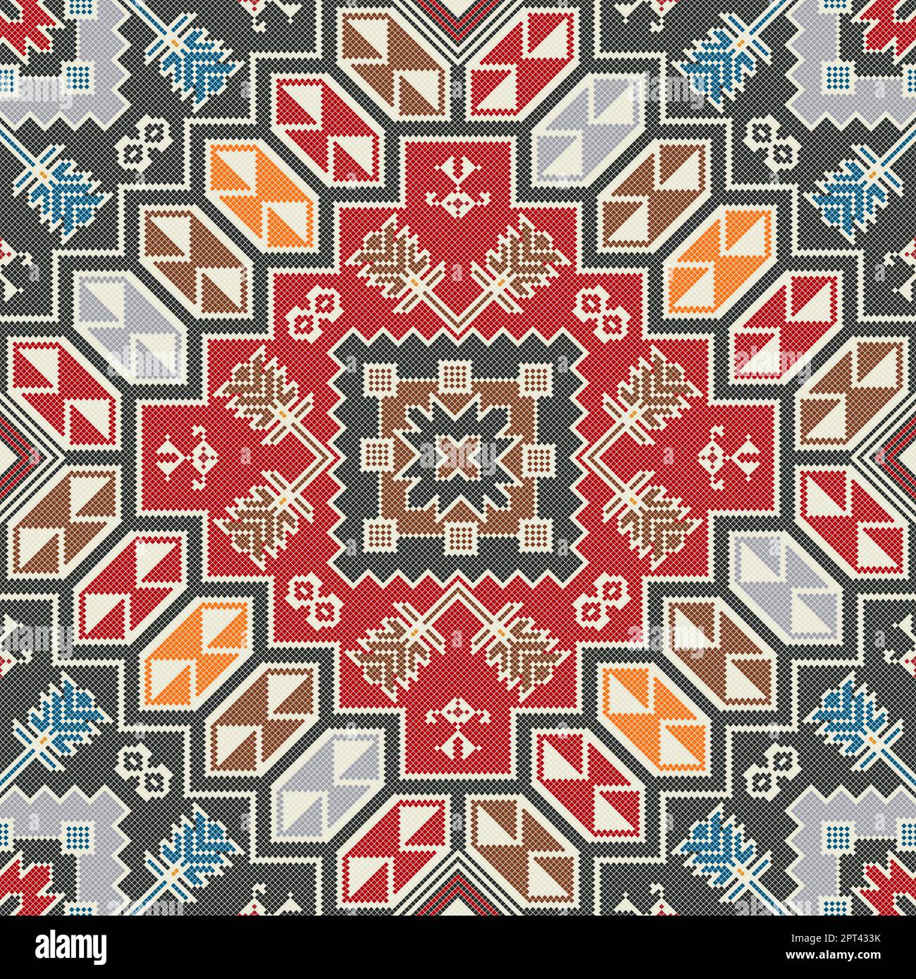 Kilim pattern 54 Stock Vector Image & Art - Alamy