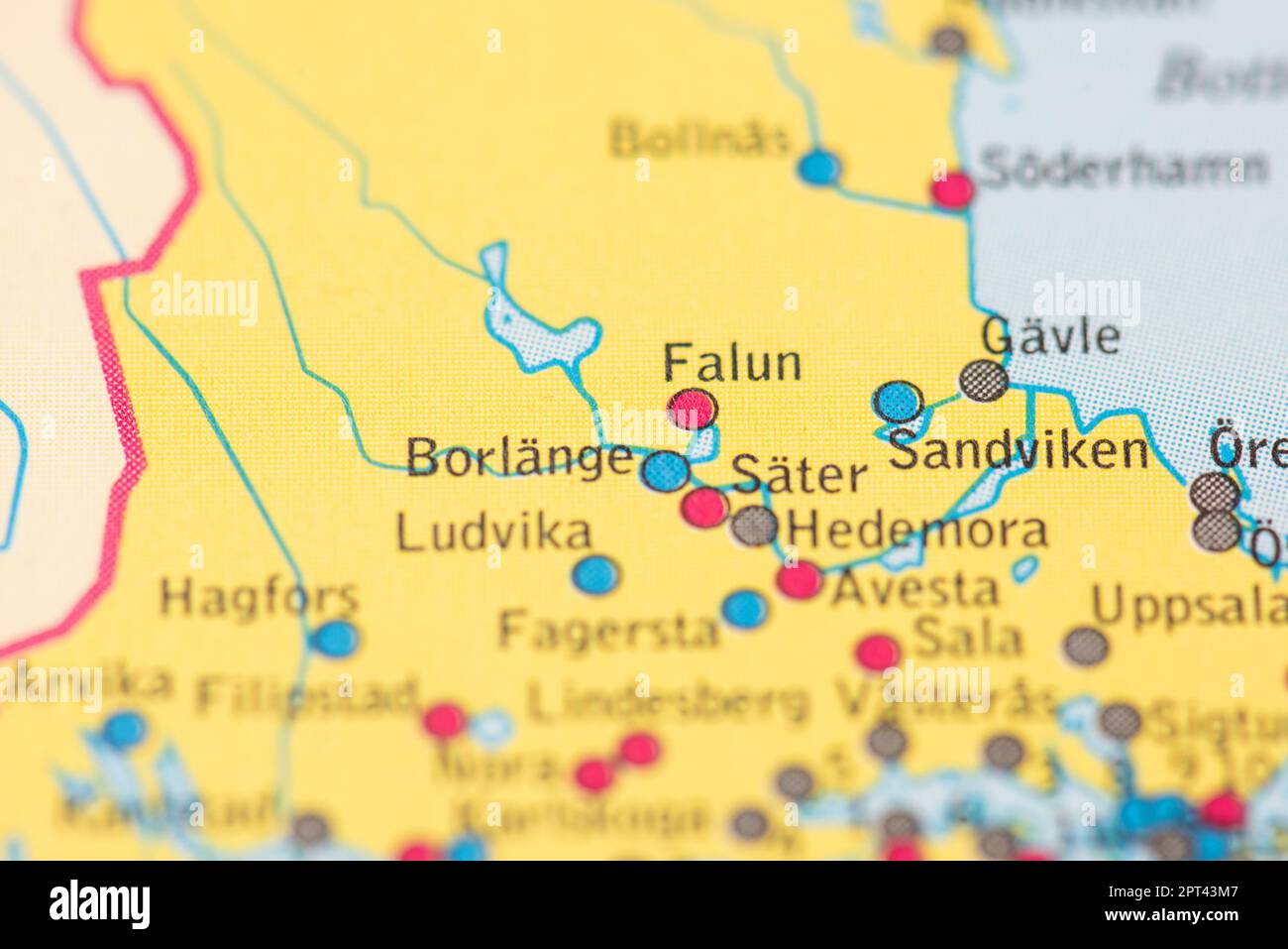 Gavle map hi-res stock photography and images - Alamy