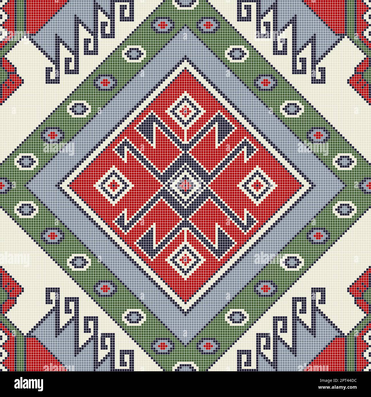 Kilim pattern 62 Stock Vector Image & Art - Alamy