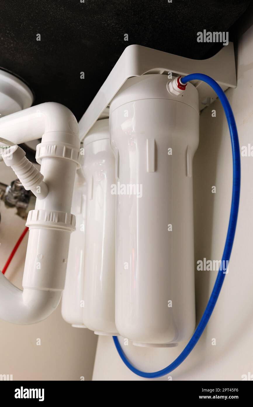 House water filtration system, Reverse osmosis. Installation or ...