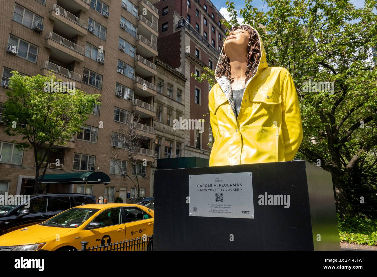 "Street Swimmers" by Carole Feuerman is a public art project along Park ...