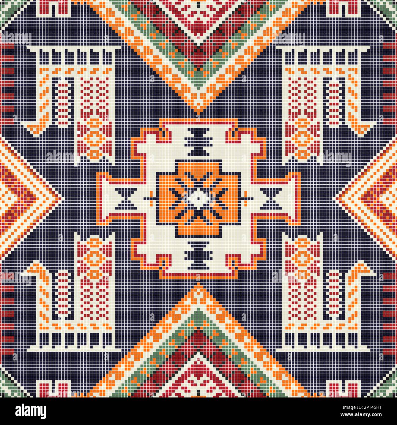 Kilim pattern Stock Vector Images - Alamy