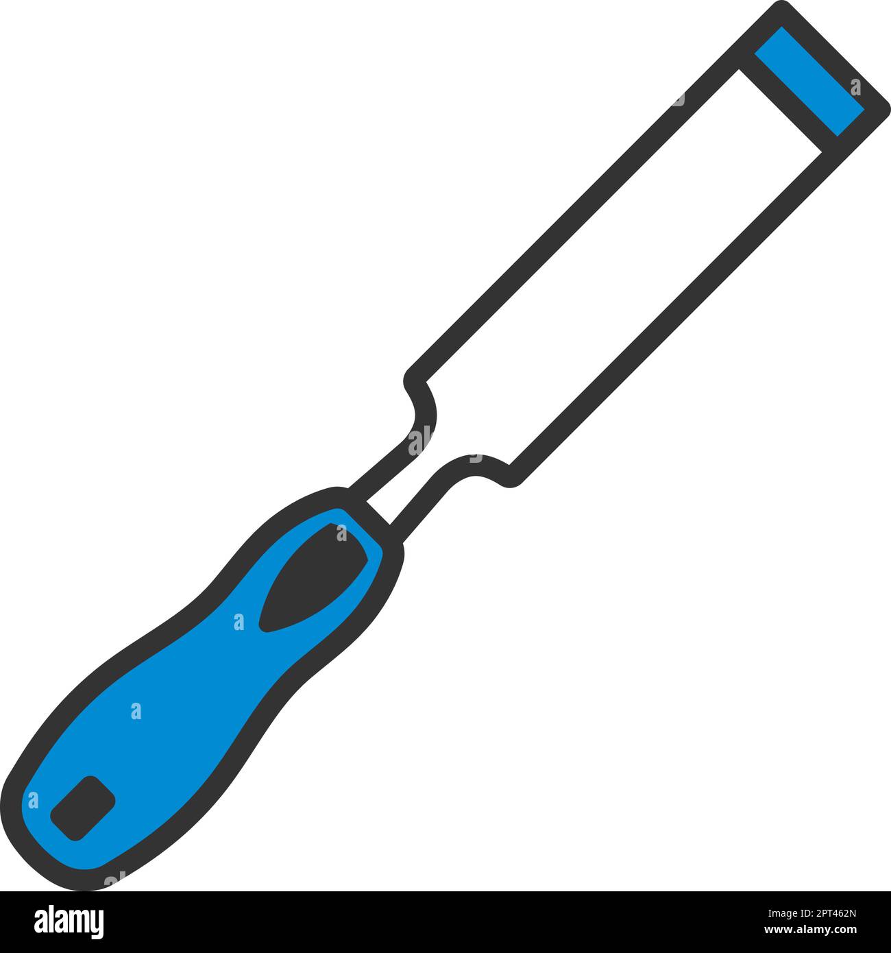 Steel chisel icon outline hi-res stock photography and images - Alamy
