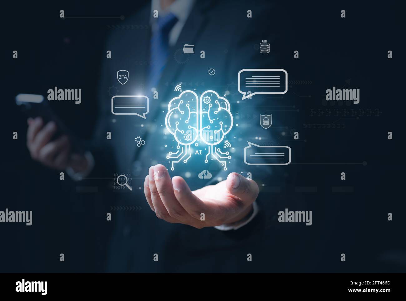 Human life with Artificial Intelligence, Data in computer technology ...