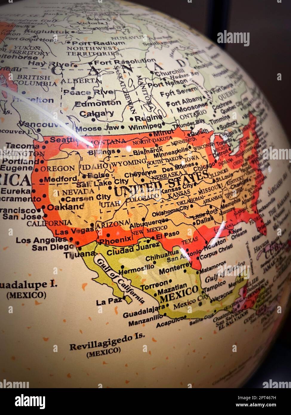 Close up of aearth world map, 202 Stock Photo - Alamy