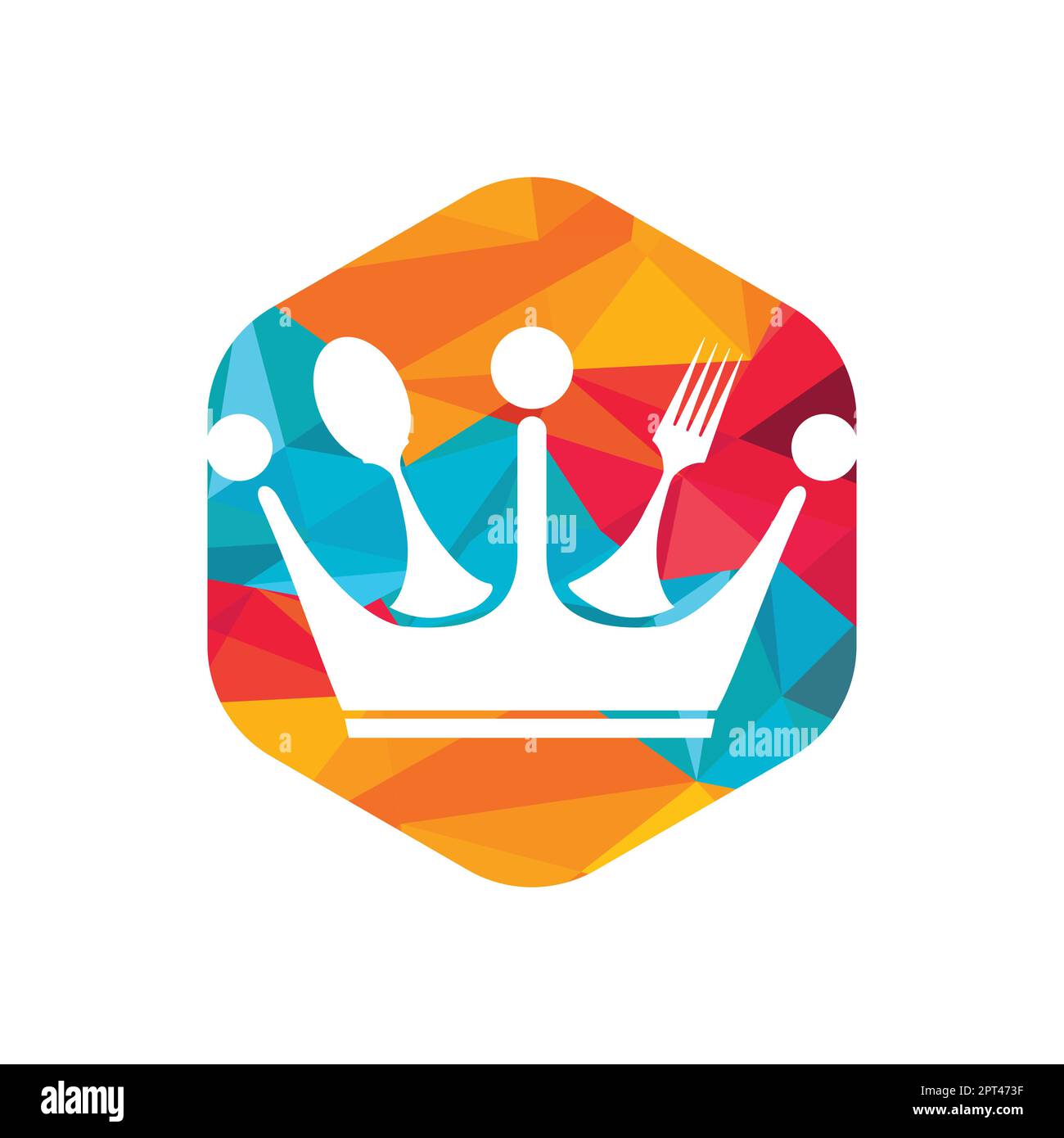 Food kingdom vector logo design. Royal food logo concept Stock Vector ...