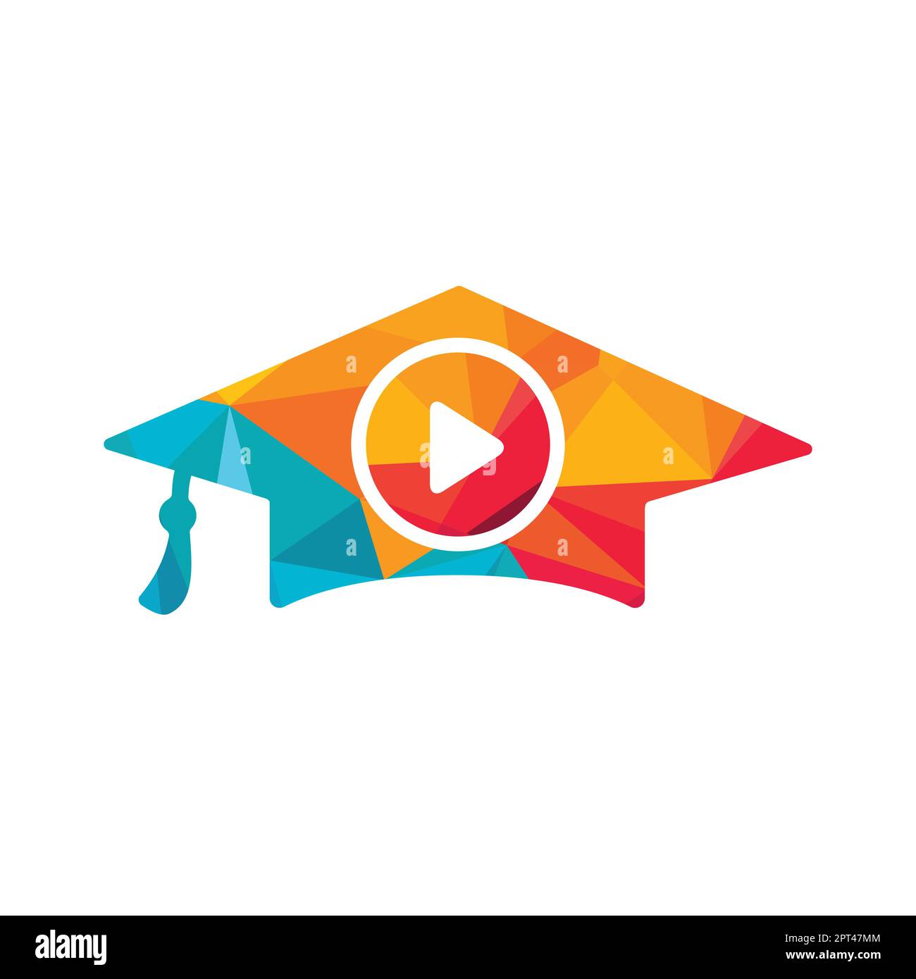 Video learning education vector logo design template. Media education ...
